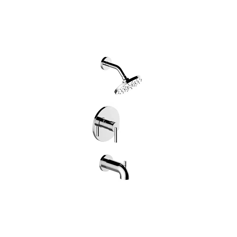 Taymor Northern Lights Faucet Tub & Shower Faucet Polished Chrome ...