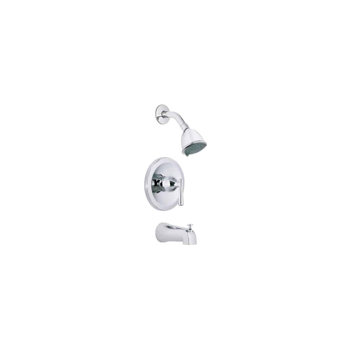 Taymor Kai Tub & Shower Faucet Polished Chrome | Prima Decorative ...