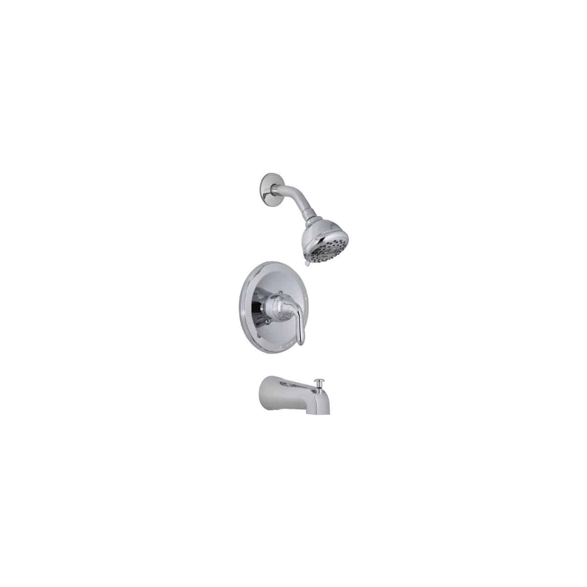 Taymor Caledonia Tub & Shower Faucet Polished Chrome | Prima Decorative ...
