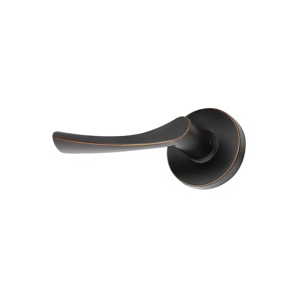 Taymor Britannia Round Rosette interior door lever, Modern style - Prima Decorative Hardware Inc.