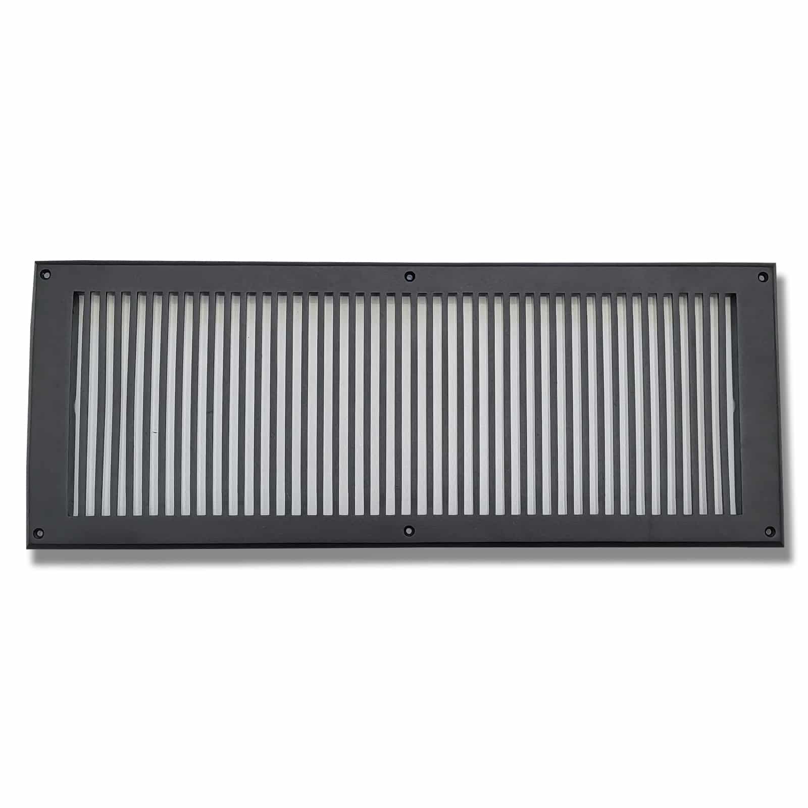 Cast Aluminum (8” x 24”) Contemporary Design Air Return Grille - Prima ...
