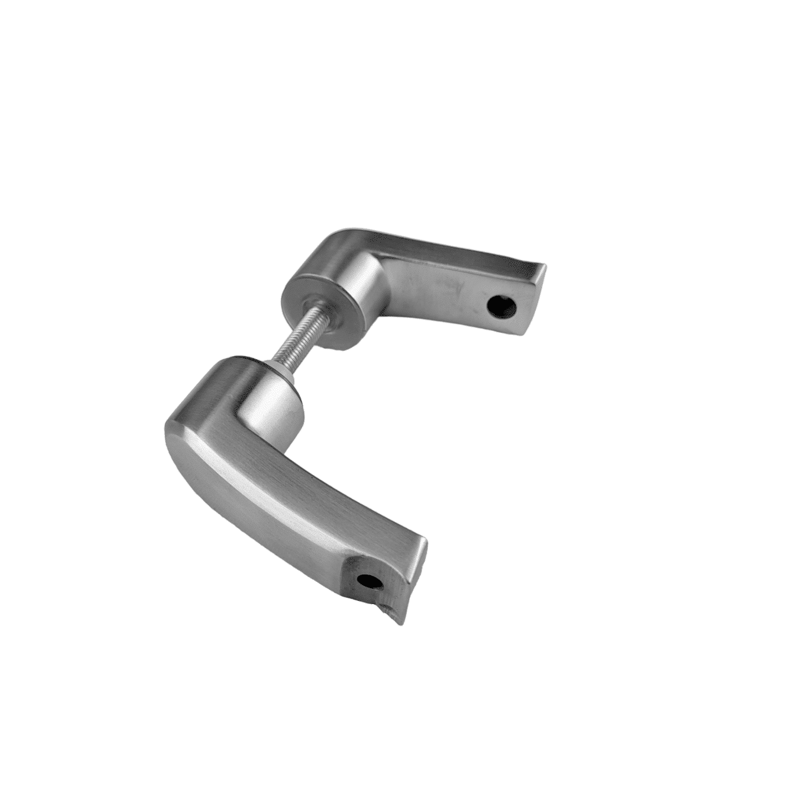 Offset Mount Mid-Post Attachment - for Round Ladder Pulls Stainless St ...