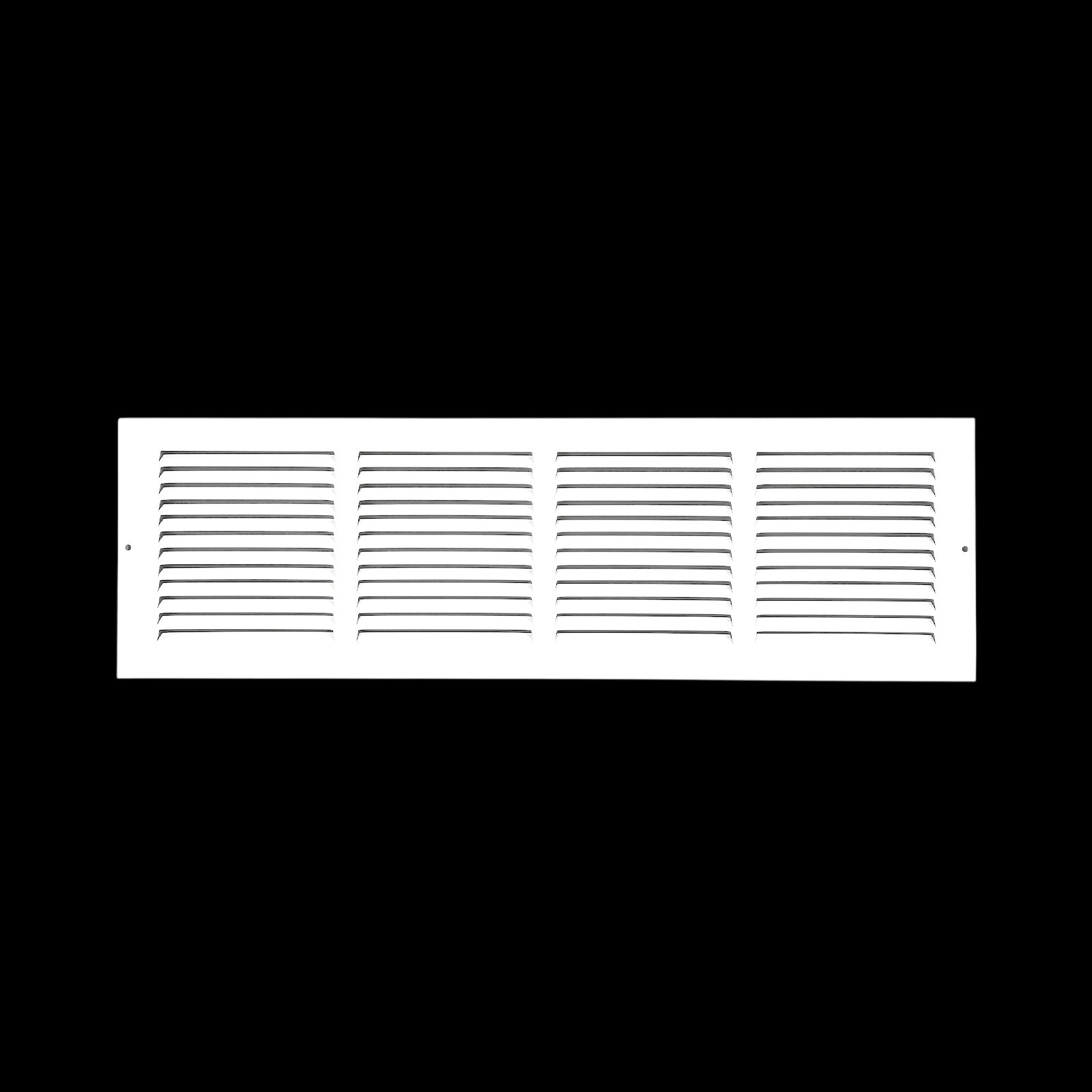 Stainless Steel Baseboard Air Return Grilles 24"x6" - Low-Profile Vent ...