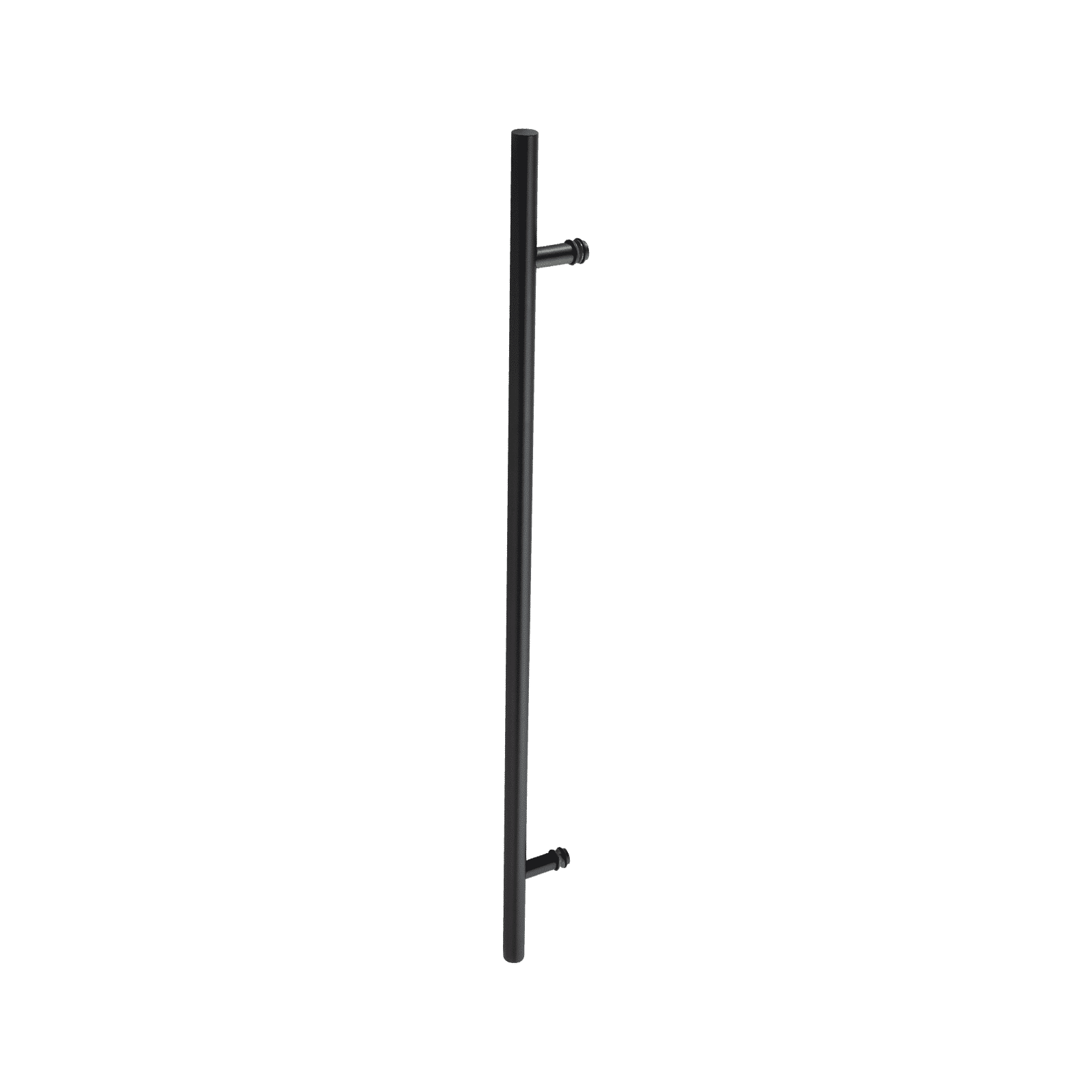 Door Pull Handle Round 60" Single Side Stainless Steel Black| Prima ...